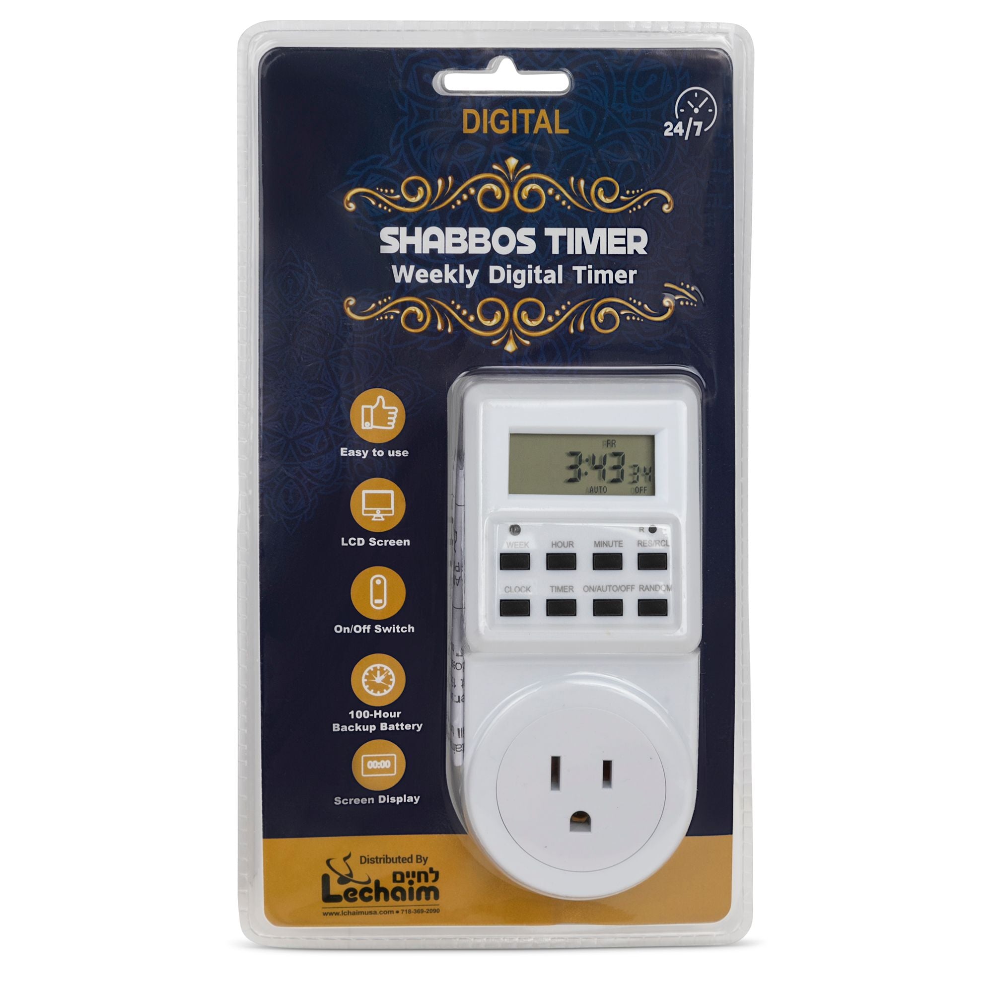 Digital Shabbos Timer – dershul